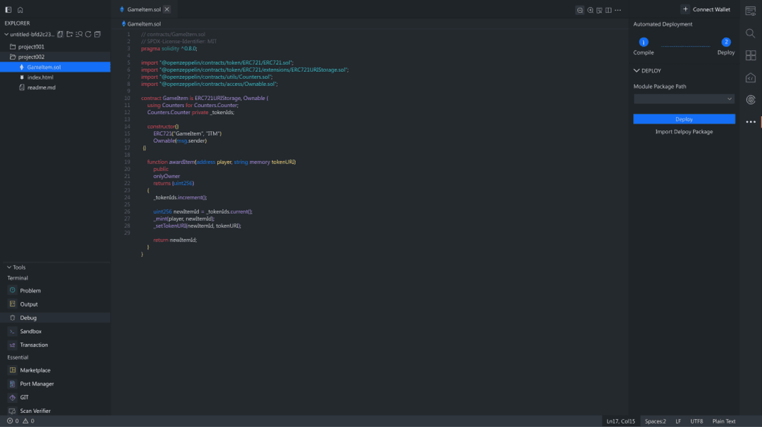ChainIDE: AI-Powered Web3 IDE