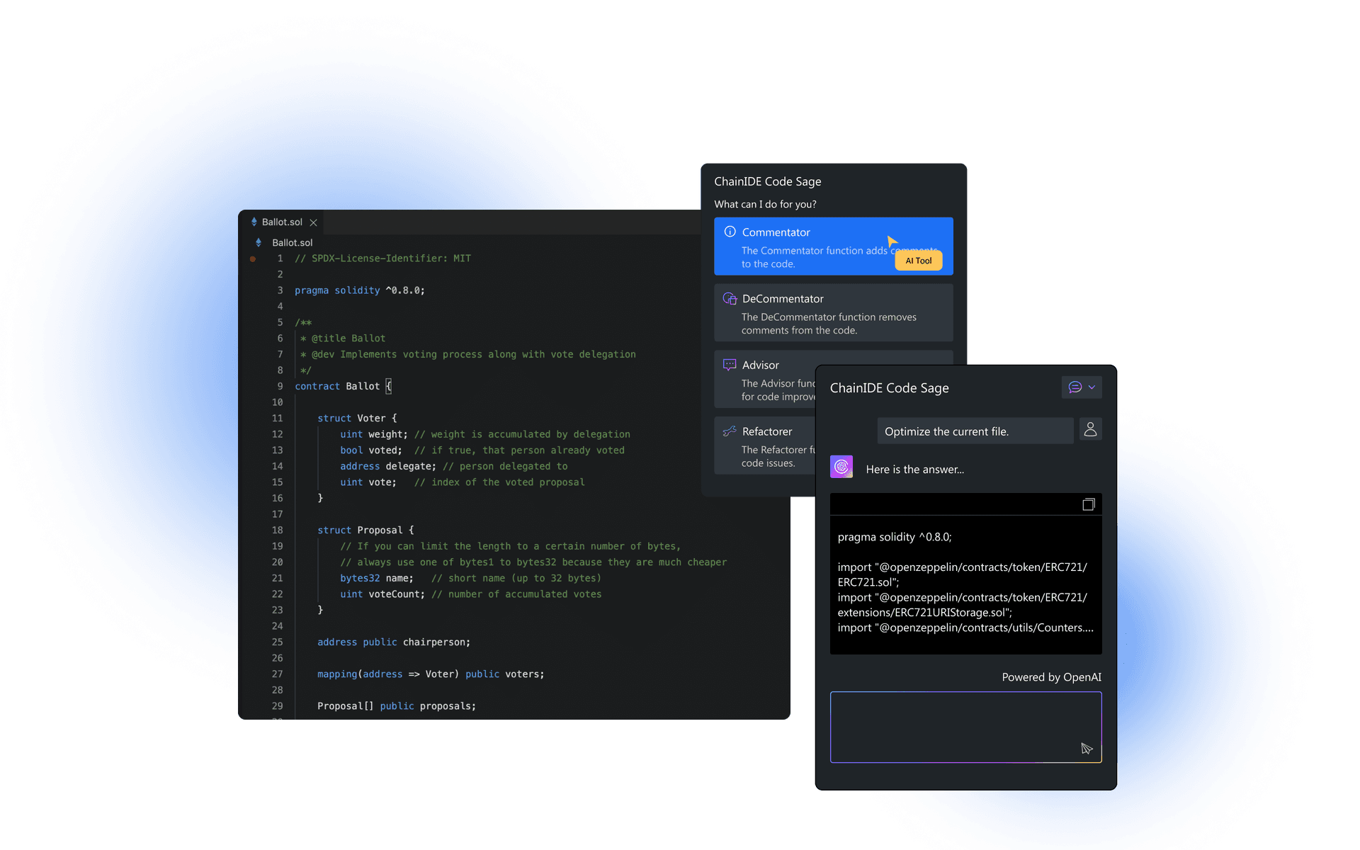 ChainIDE: AI-Powered Web3 IDE