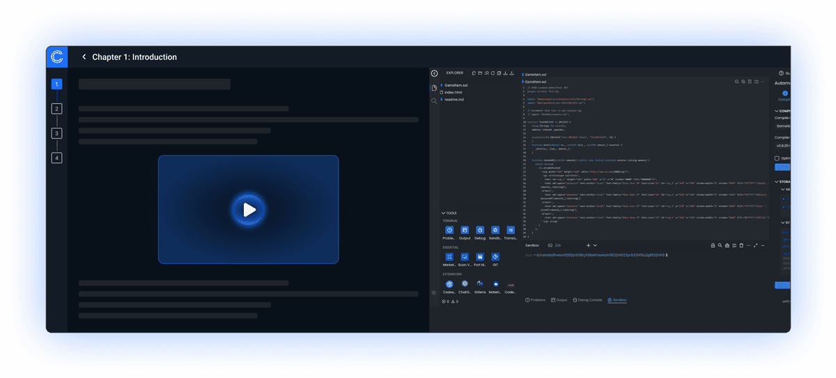 ChainIDE: AI-Powered Web3 IDE